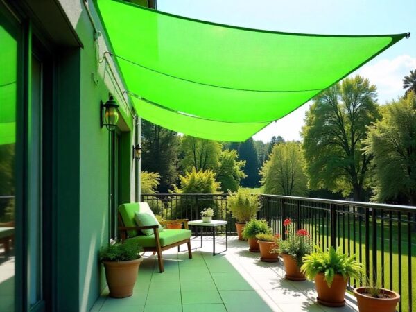 Smart Cool: AI-Enhanced Sun Shade Net for Balcony & Windows